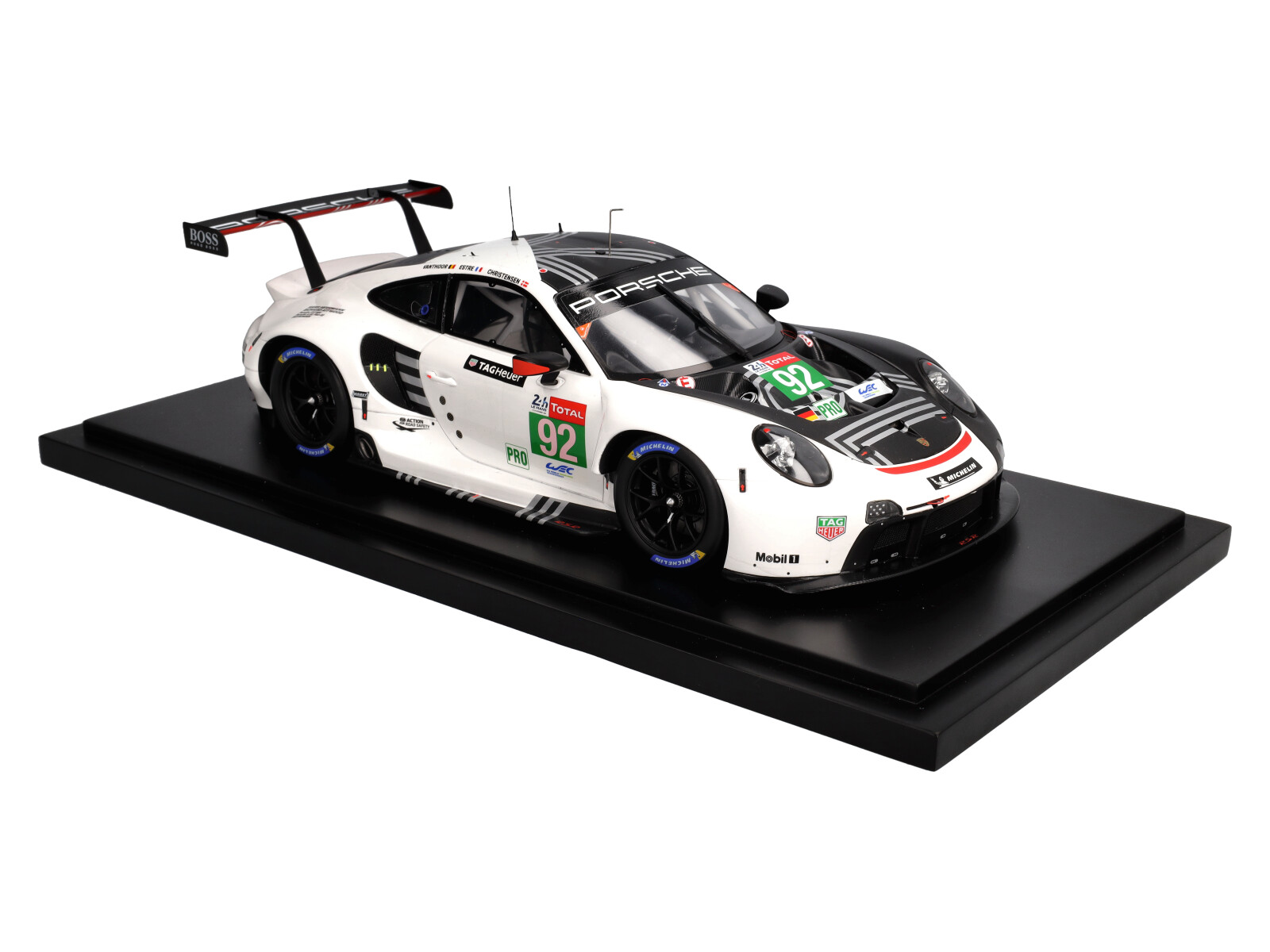 Porsche 911 991-2 RSR Team Porsche GT n° 92 24h Le Mans 2020 1/18 Spark ...