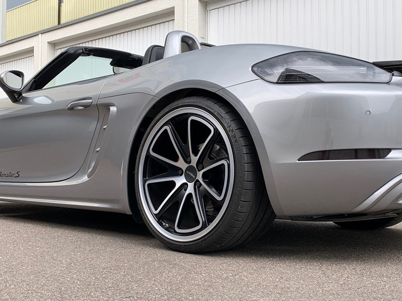 SpeedART FOX EVO II Silver wheel set for Porsche 981 Boxsters and ...