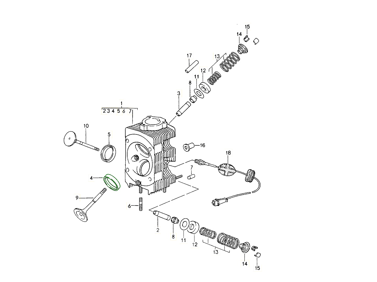 Porsche 993 Carrera RS Valve seat ring inlet oversize 96410433185 ...