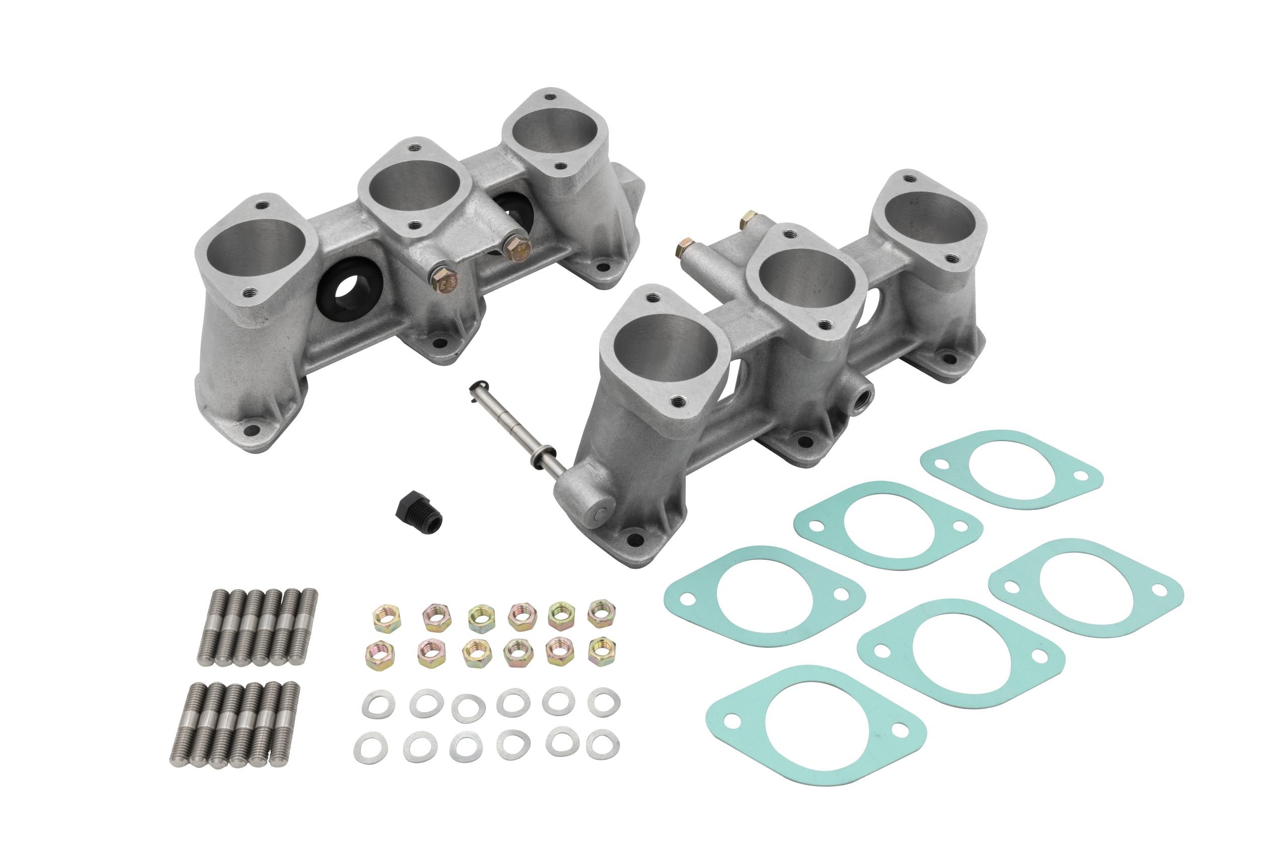 PMO induction 50x42mm inlet manifold set. Porsche 911 with race ported ...
