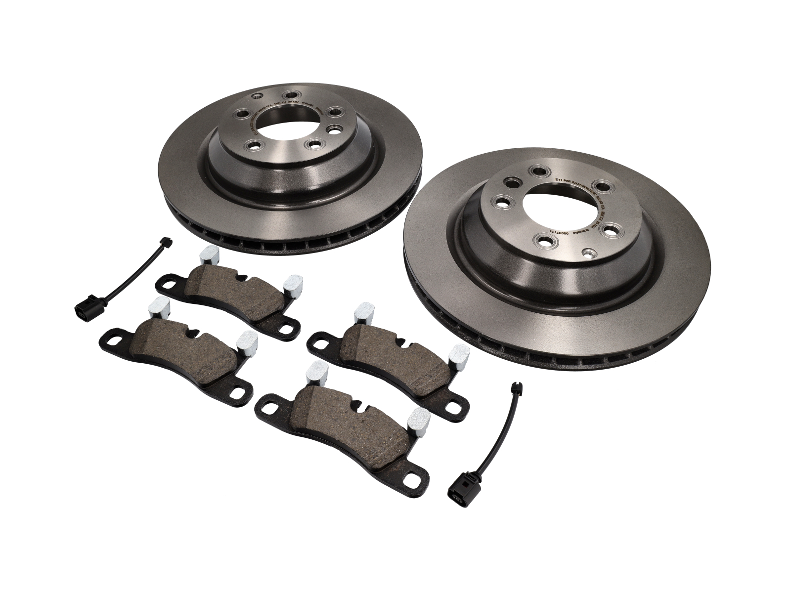 Rear brake pads and brake disc package. Porsche Cayenne 958 turbo ...