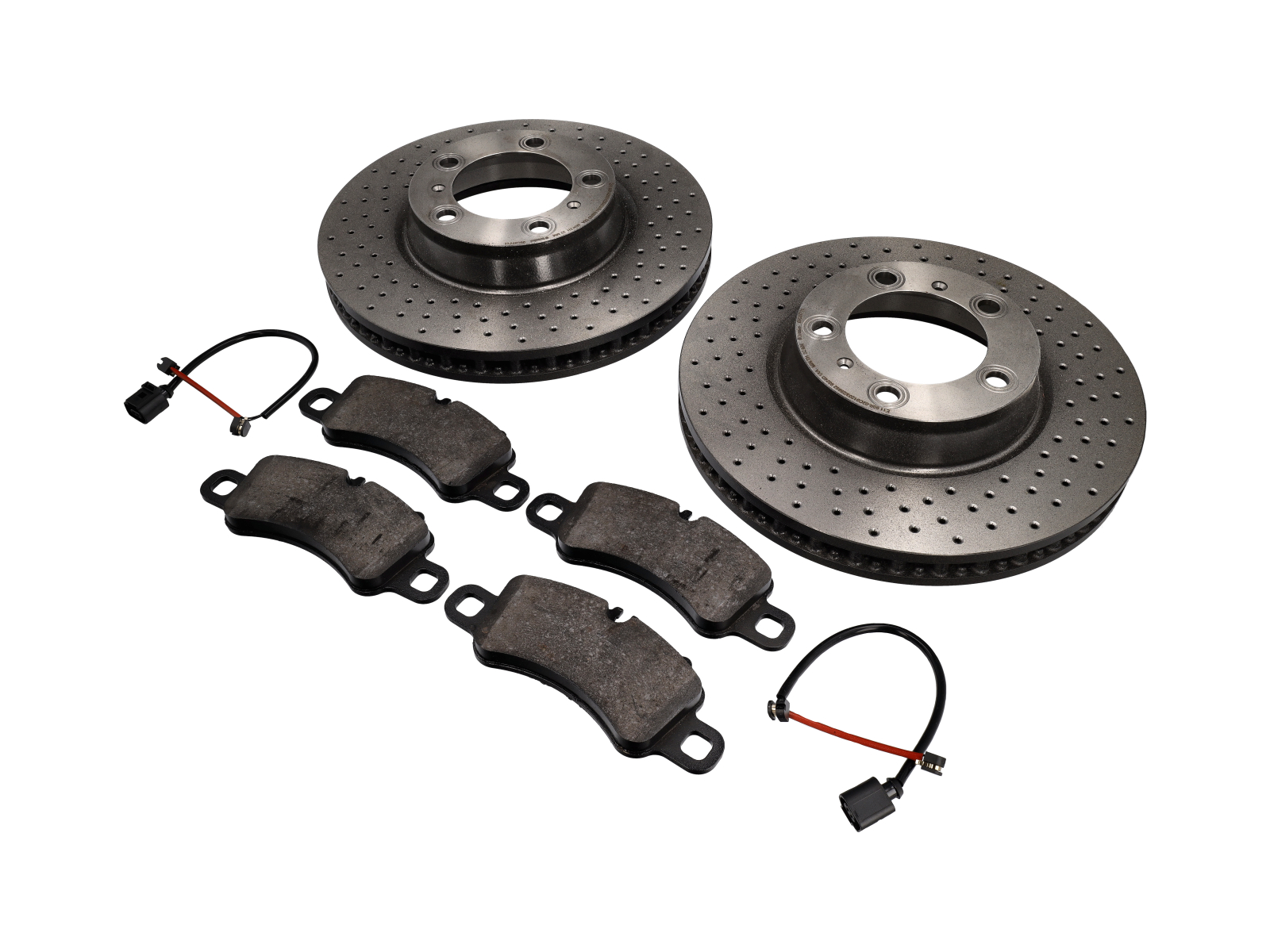 FRONT Brake Pads and Brake Disc Package Porsche 991.2 S - BRAKEKIT991.2 ...