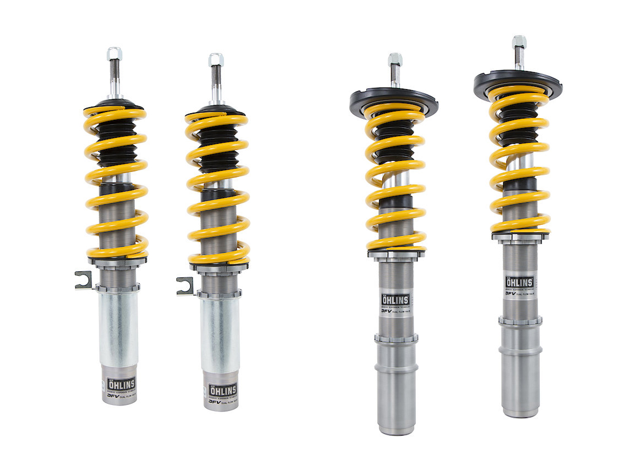 Adjustable suspension kit with springs. Porsche Boxster 986 / 987 / 987 ...
