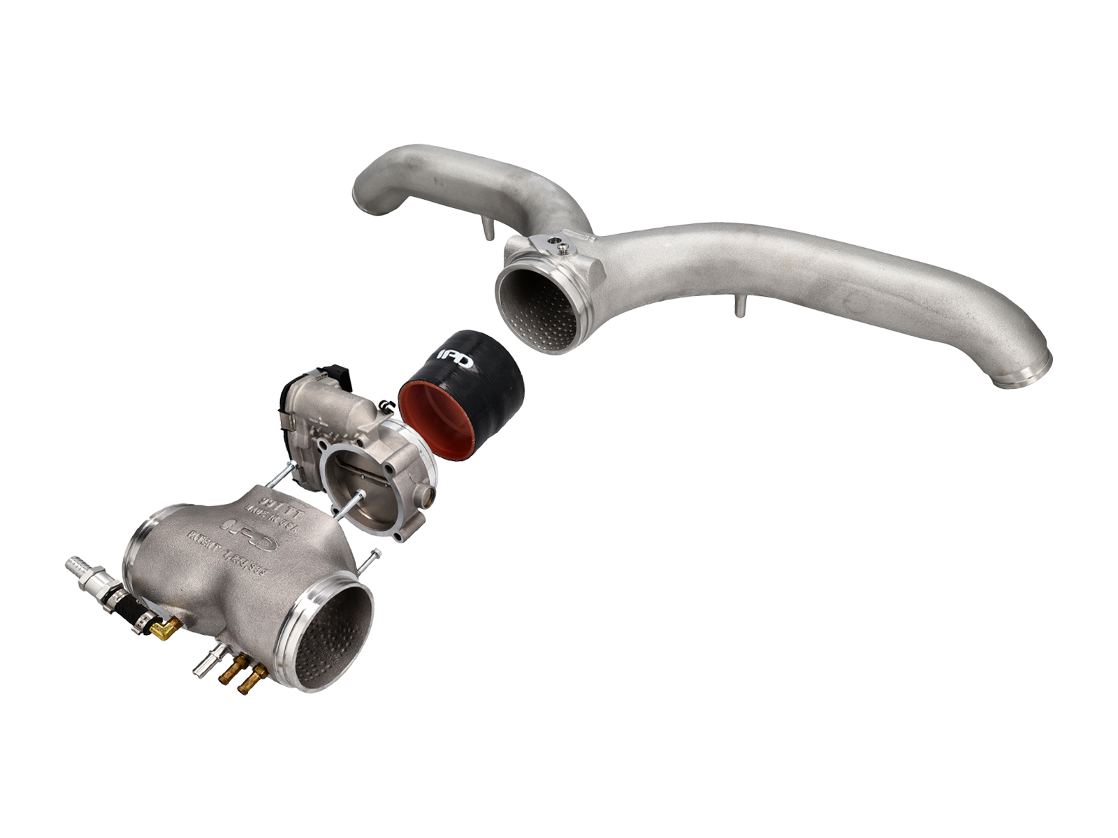 Aluminum Intake Plenum "Competition" + Y-Pipe + 82mm Throttle Body ...