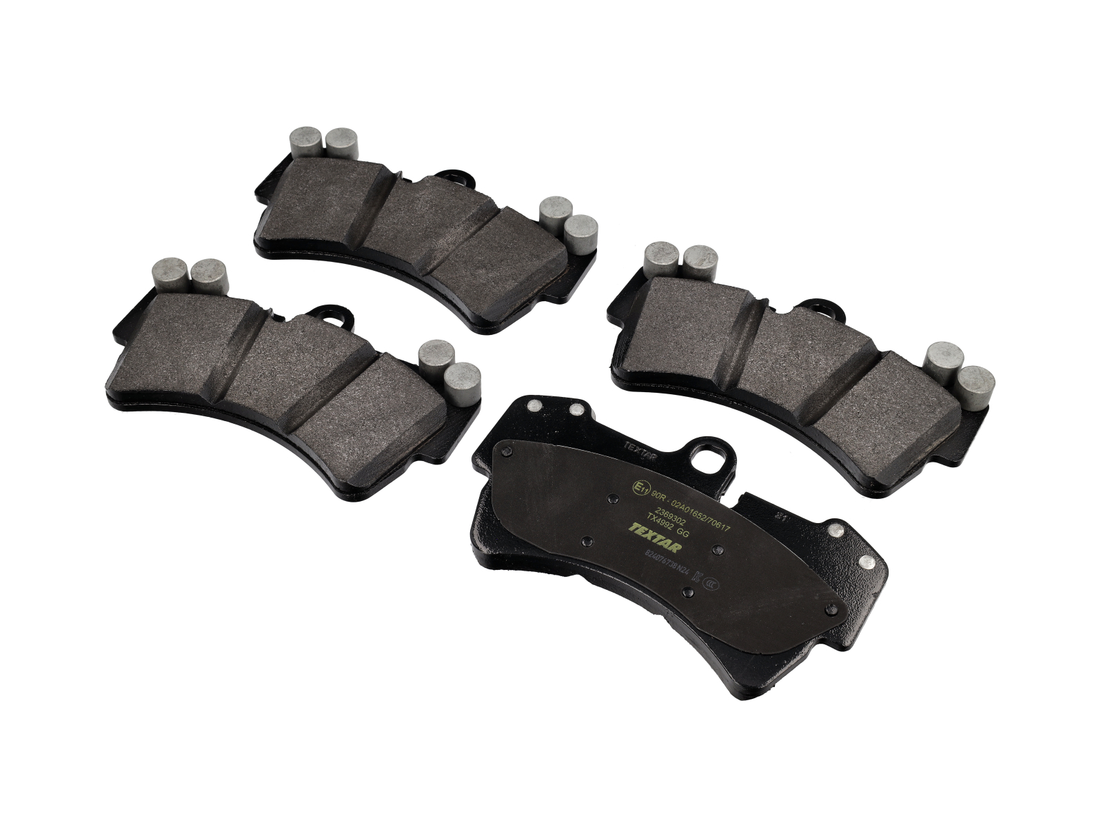 TEXTAR 2369302 Porsche 95535193916 Brake pads front for Porsche 955 957 ...