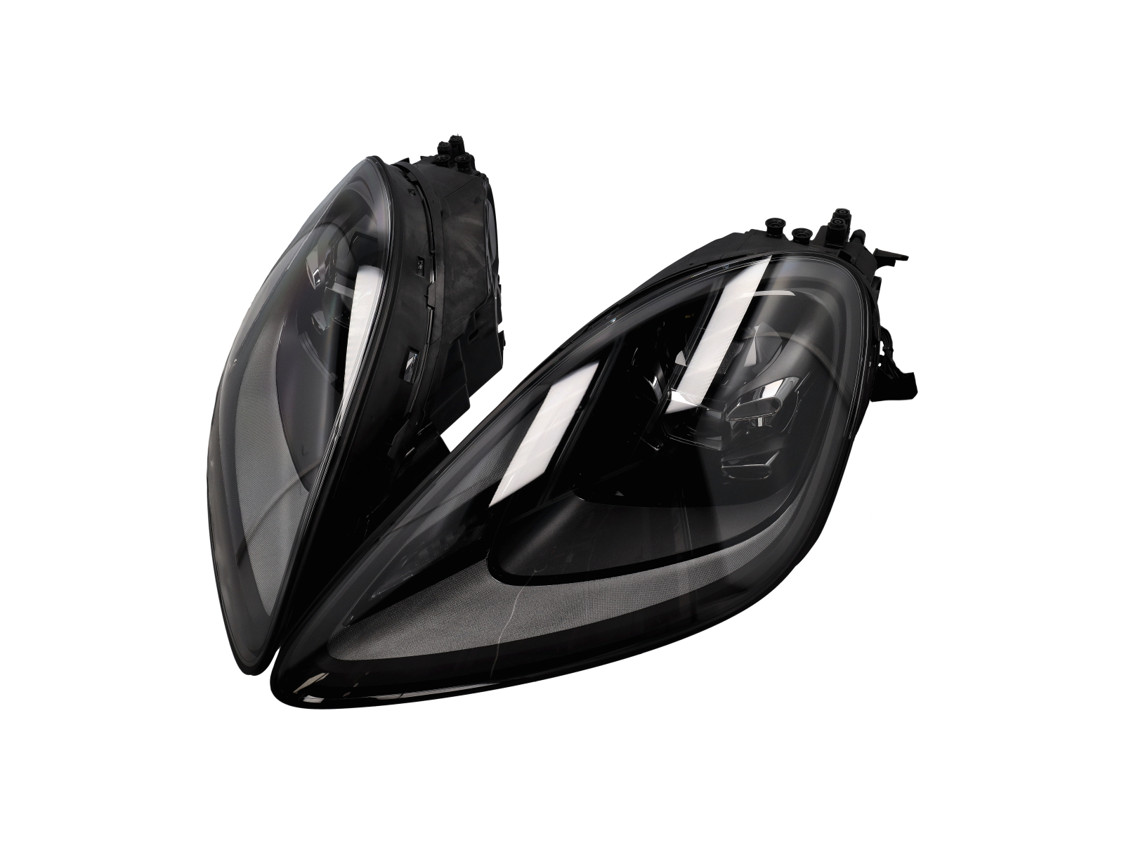 Headlamps LED, Smoked, with PDLS for Porsche Cayenne 9Y004490301 ...