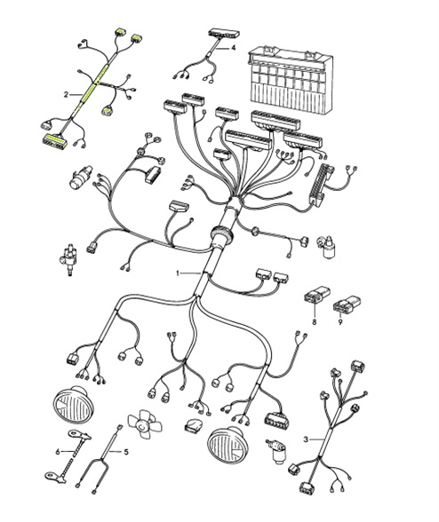 Porsche Wiring Harnesses & Cables | Reliable Electrical Parts ...