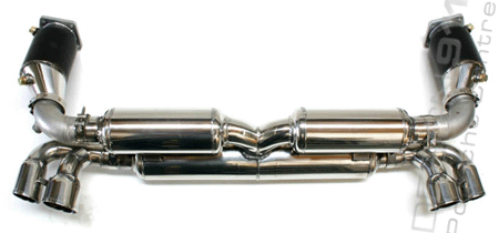 Exhaust Muffler / Silencer Sports System Porsche 996 Turbo ...