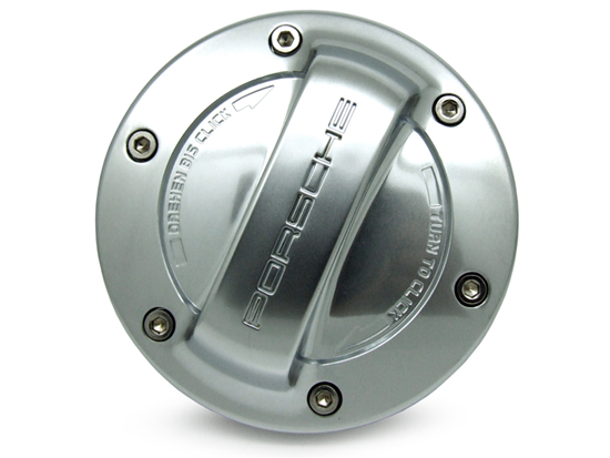 Fuel tank cap. Aluminium Look. Porsche Boxster / 981 / 991 ...