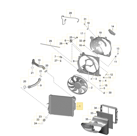 CSF Aluminium Radiator Water Coolant Fluid 7047 7048 - 7069 | Design 911