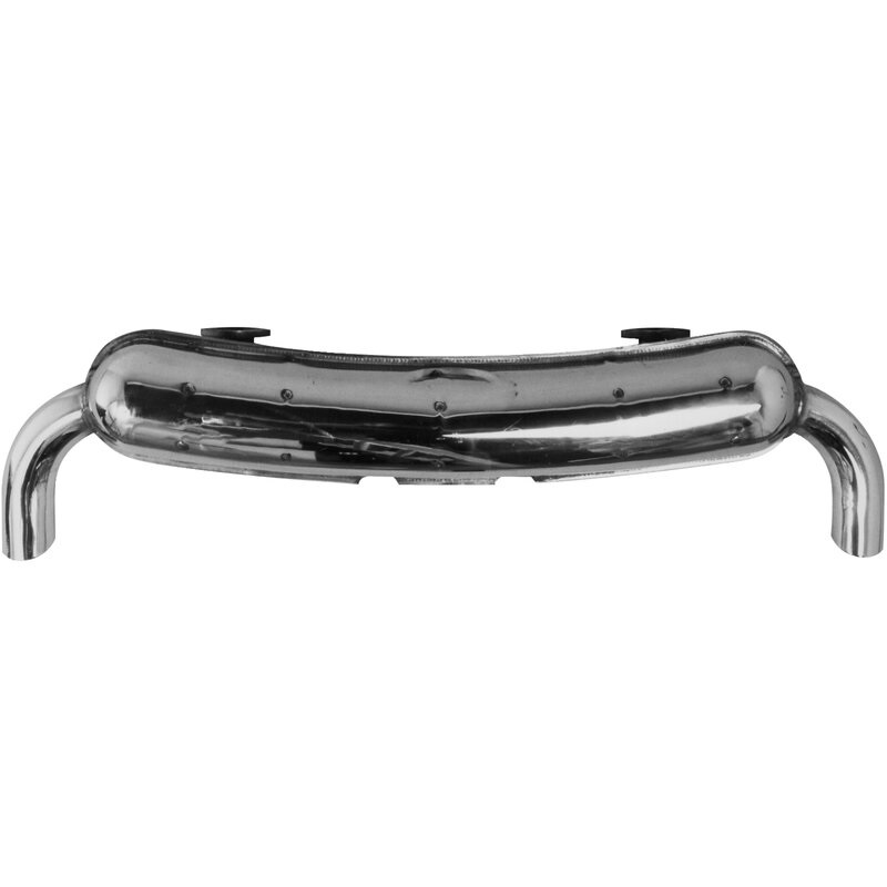 Exhaust Muffler / Silencer Rear box. Porsche 911 1965-73 2 IN / 2 OUT ...