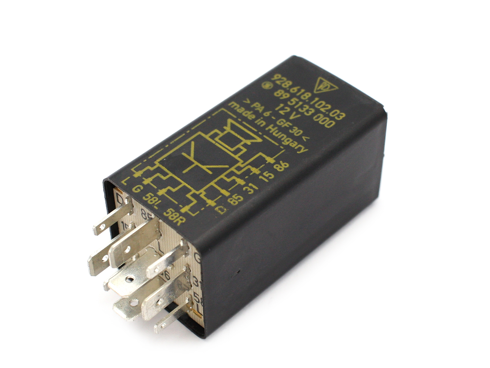 Seat belt warning time relay. Porsche 924 / 928 / 944 / 968 / 964 / 993 92861810203 ...