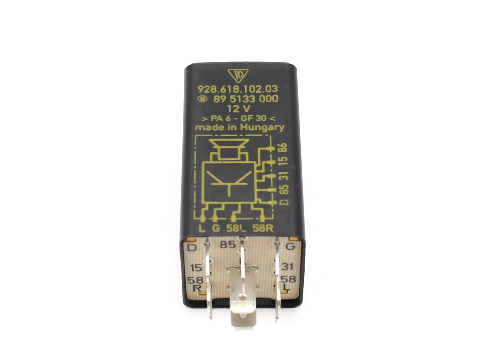 Seat belt warning time relay. Porsche 924 / 928 / 944 / 968 / 964 / 993 92861810203 ...