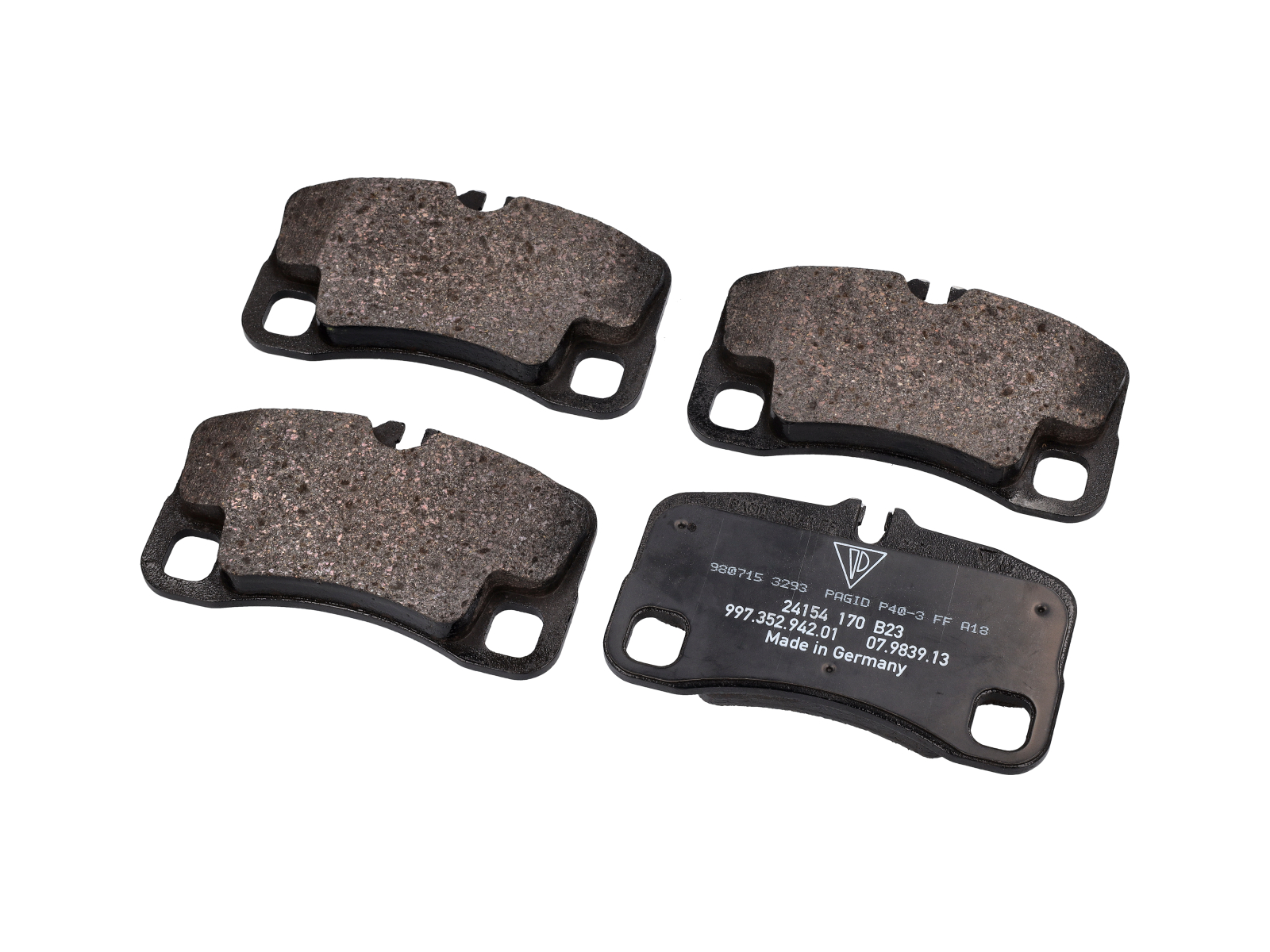 Brake Pads Rear. Porsche 997GT3 / 997GT3RS - 99735294701 | Design 911
