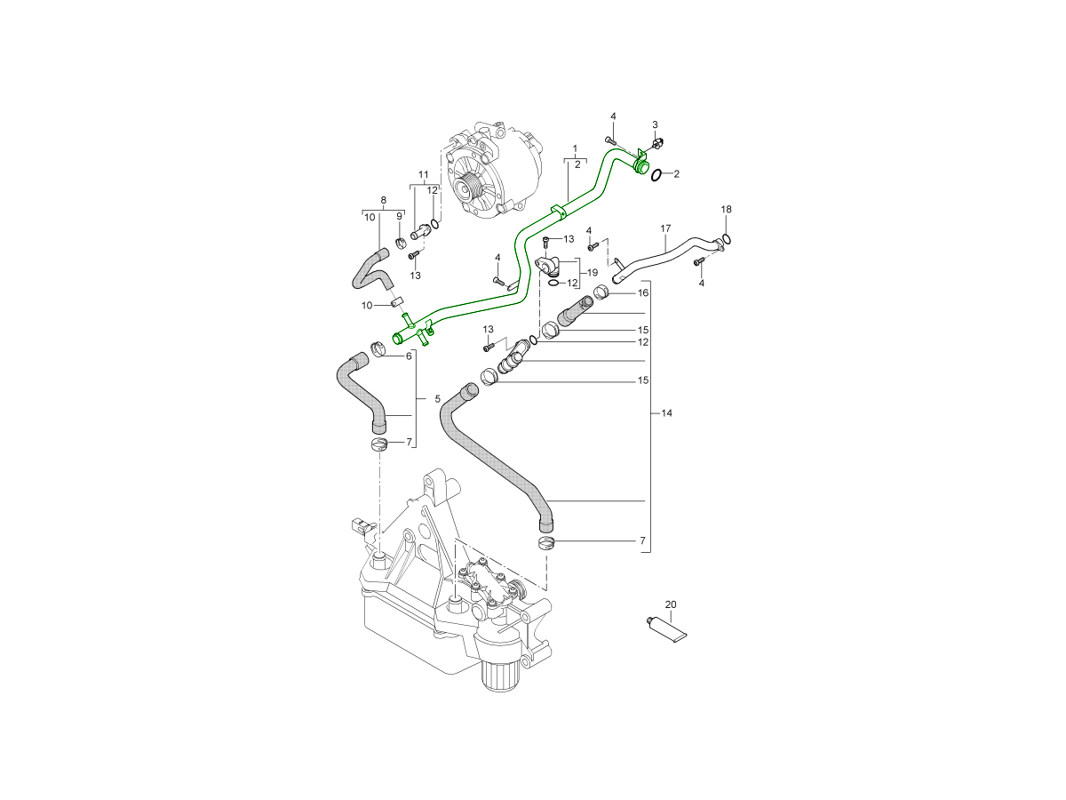 Porsche Water Pump & Ancillary Hoses | Factory-Spec Cooling Parts ...