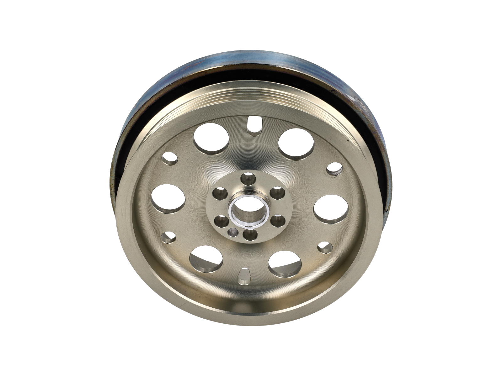 Crankshaft pulley with vibration damper. Porsche 987.2 / 981 / 997.2 / ...