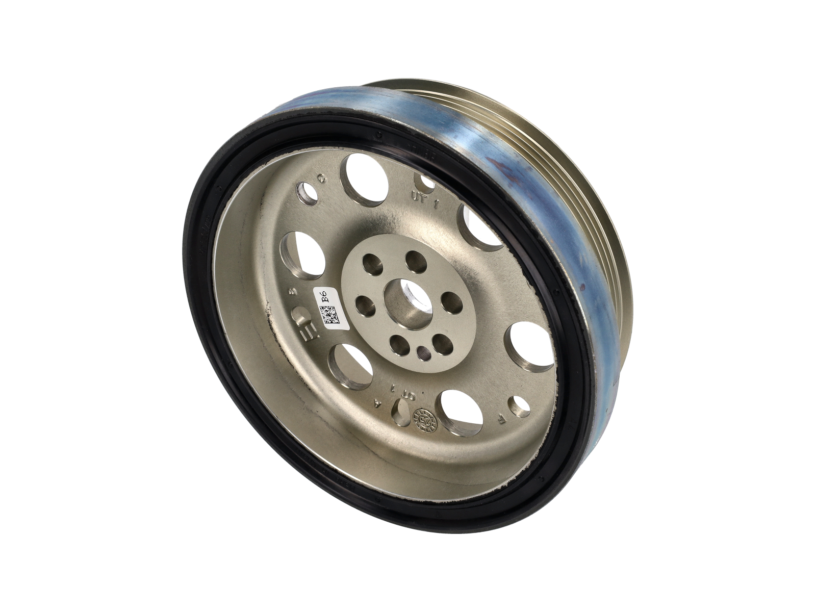 Crankshaft pulley with vibration damper. Porsche 987.2 / 981 / 997.2 / ...