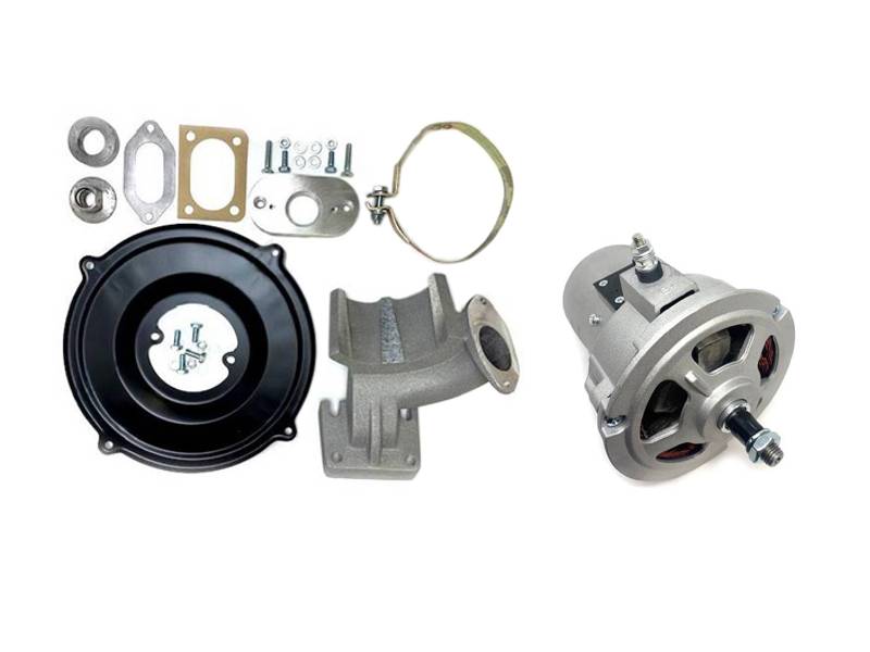 Conversion kit 6v dynamo to 12v with 55 amp alternator. Porsche 356A ...