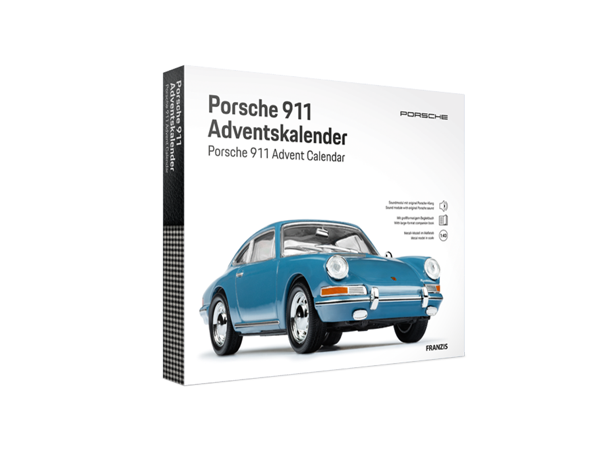 Porsche 911 Advent Calendar, Enamel Blue - 00004491120 | Design 911