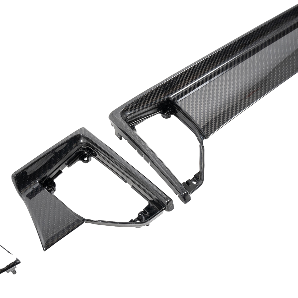 Rennline dash trim trim kit carbon fibre. Porsche 95B.1 Macan LHD ...