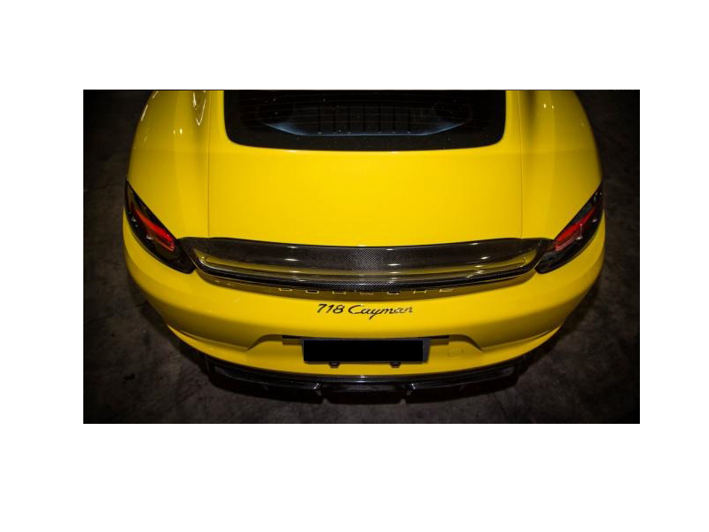 Porsche 718 Cayman J718CRS-C Rear spoiler Carbon - J718CRS-C | Design 911