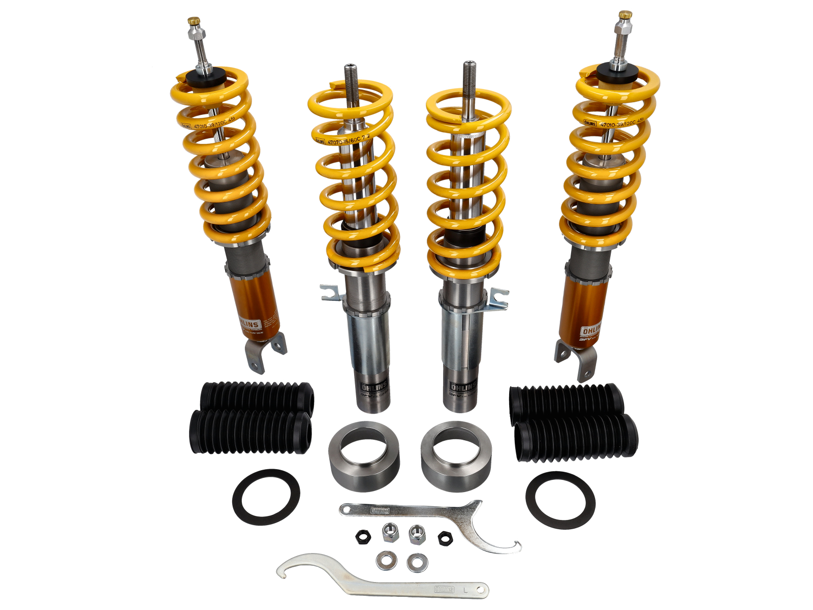 Adjustable Suspension kits Porsche 997 C2 Ohlins DFV Technology ...