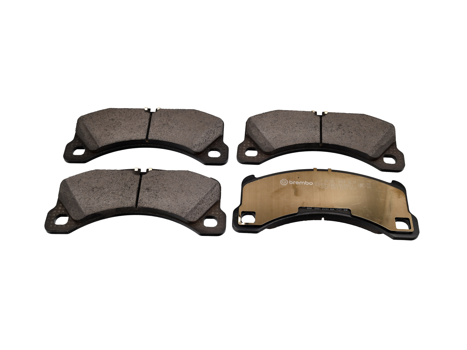 BREMBO P65033 Porsche 971698151AD / 95B698151E Brake Pads FRONT for ...