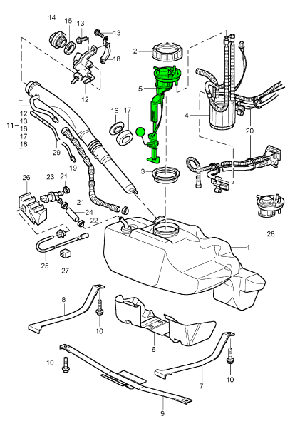 fuel gauge - 99662083203 | Design 911