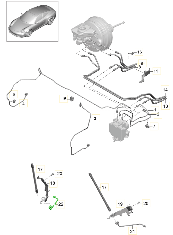 Porsche Calipers & Brake Lines | Design911 Precision Hydraulic ...