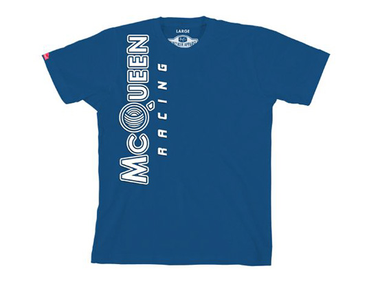 Men’s Vertical Logo T-Shirt - Steve McQueen Racing Collection-Shirt ...