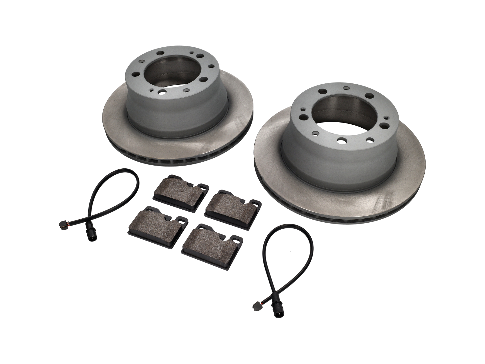 Rear Brake pads and brake disc package. Porsche 944 Cars with ABS Sebro ...