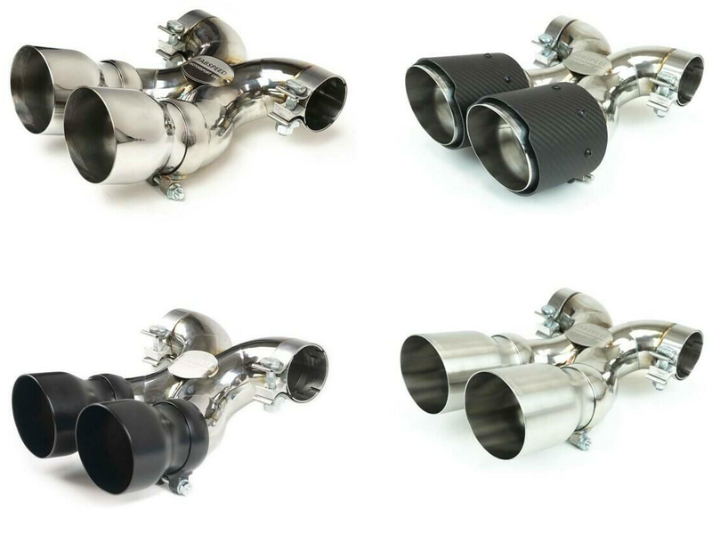 Fabspeed FSPOR718DLT Fabspeed Maxflo True X-Pipe with Dual Tips for ...