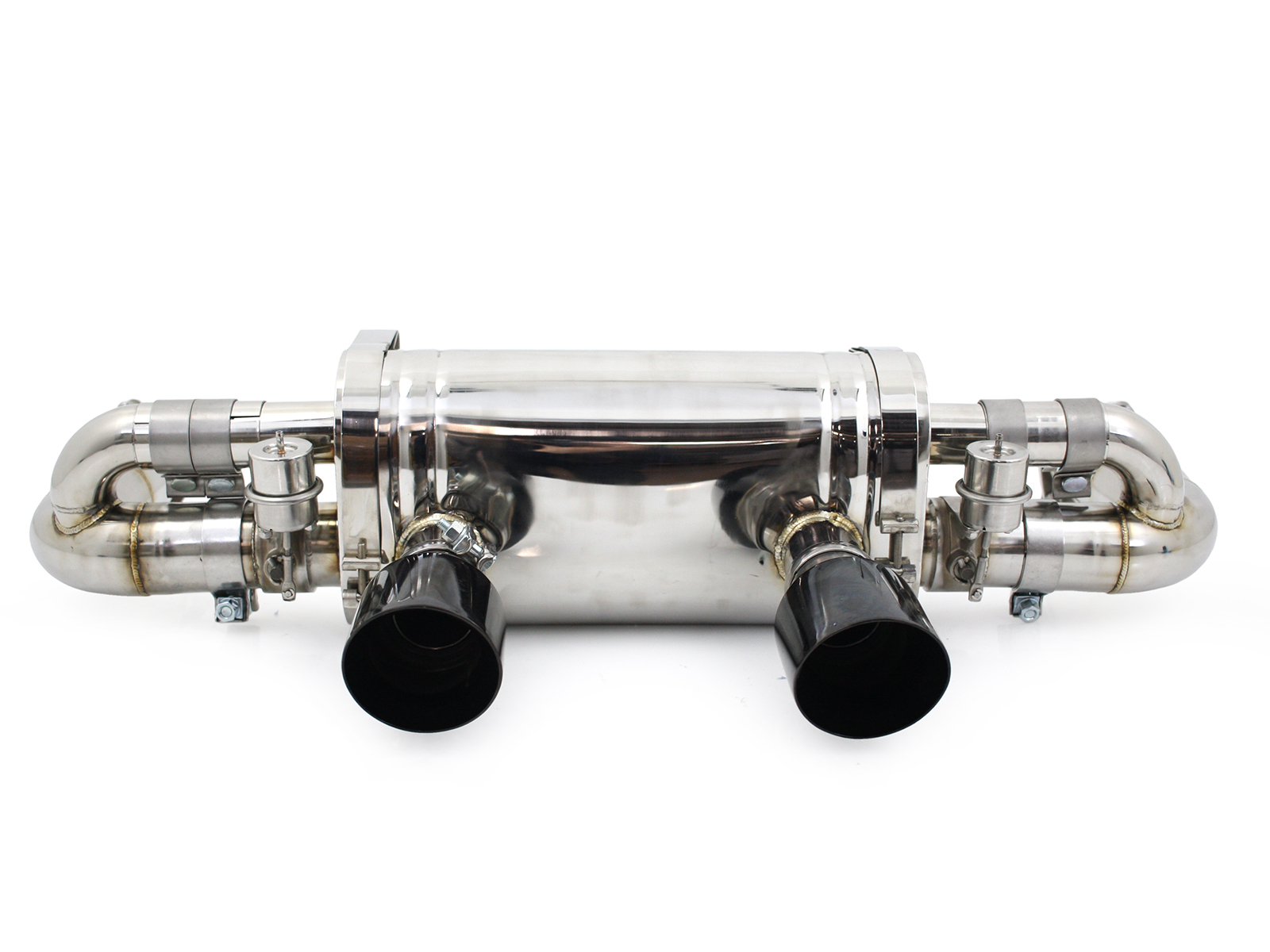 DesignTek Sport Exhaust Switachable turbo-back system with Black ...