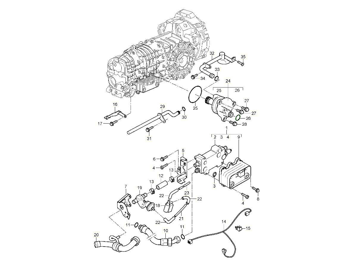 Porsche 997 GT2 GT3 O-ring for oil pump 99970112350 - 99970112350 ...