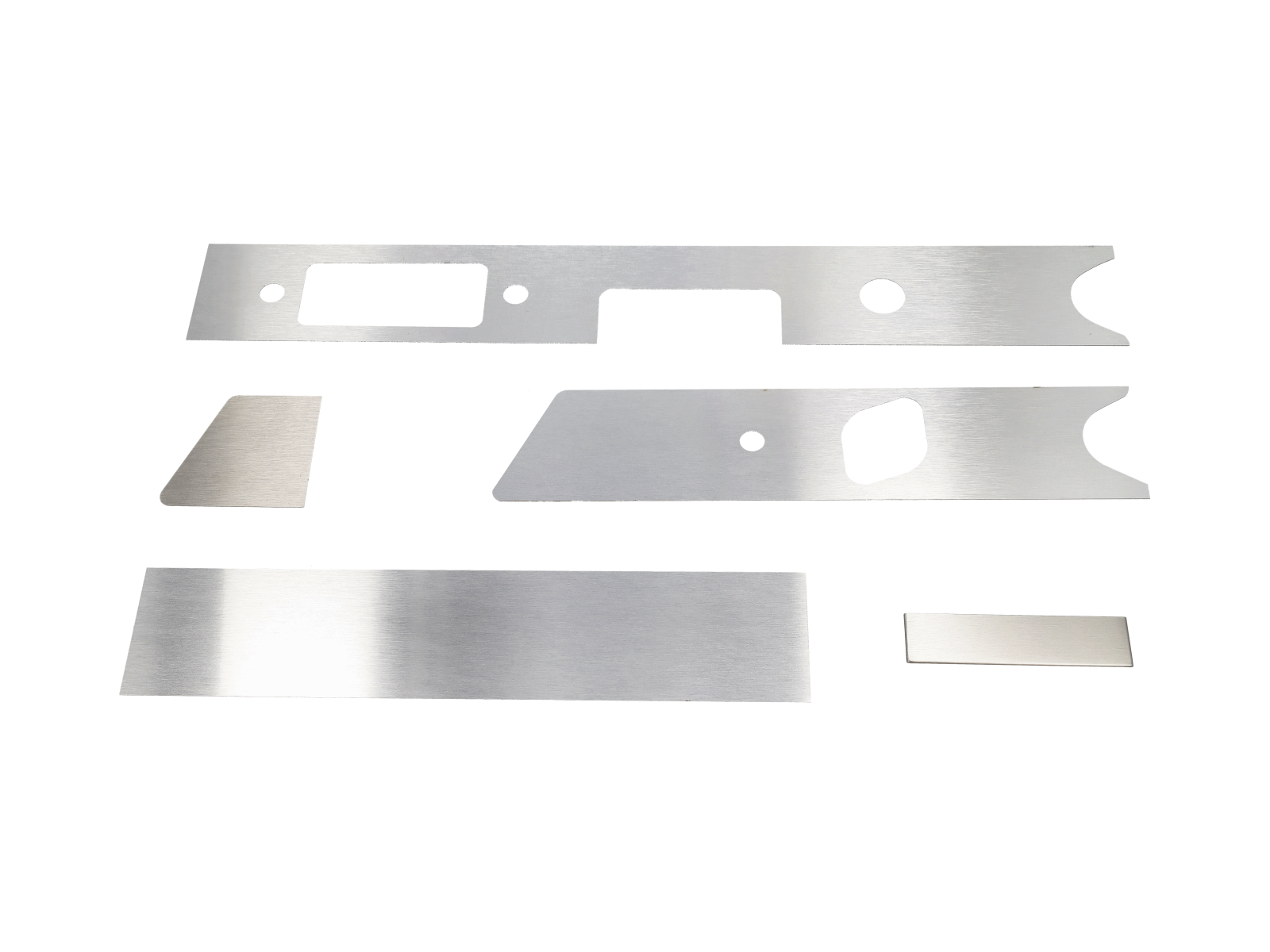 Dashboard aluminium facia trim set LHD. Porsche 911 / 912 9015520415201 9015520415202 ...