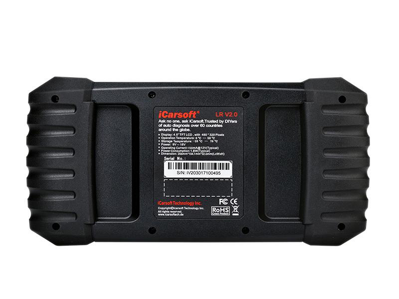 iCarsoft LR V2.0 Professional Diagnostic Tool for Land Rover & Jaguar ...