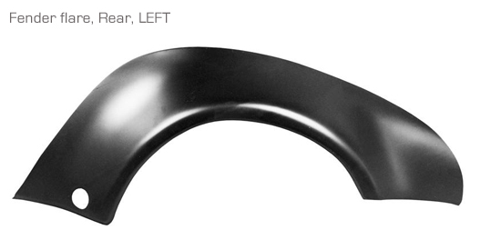 Porsche 930 Turbo Wing Rear Extension - 93050360700GRV/1 | Design 911