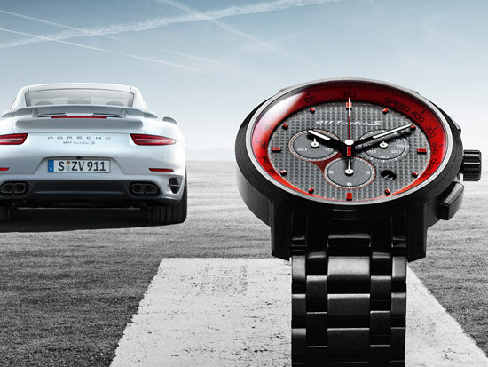 Porsche 911 Turbo S Classic chronograph, set Limited Edition ...