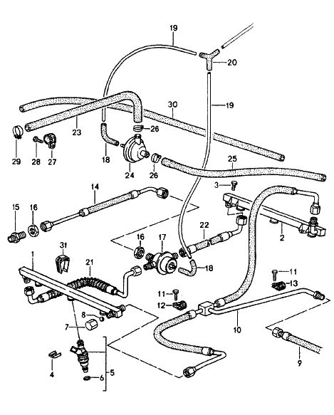 Porsche 911 Fuel Line Bracket 91611033000 - 91611033000/1 | Design 911