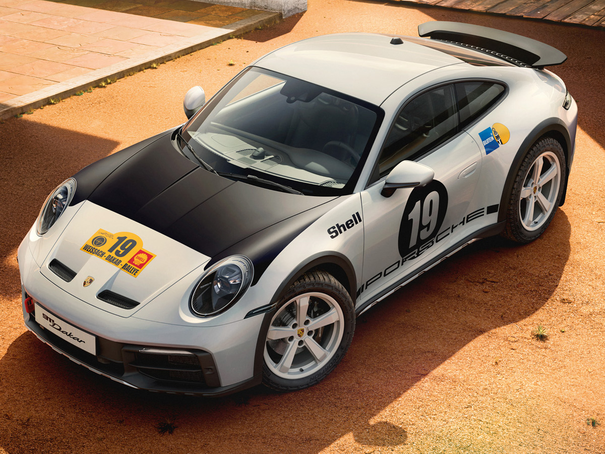 Buy Porsche 992 (911) MK1 2019-2024 992 (911) Dakar 3.0L Side Decals / Badges | Design 911