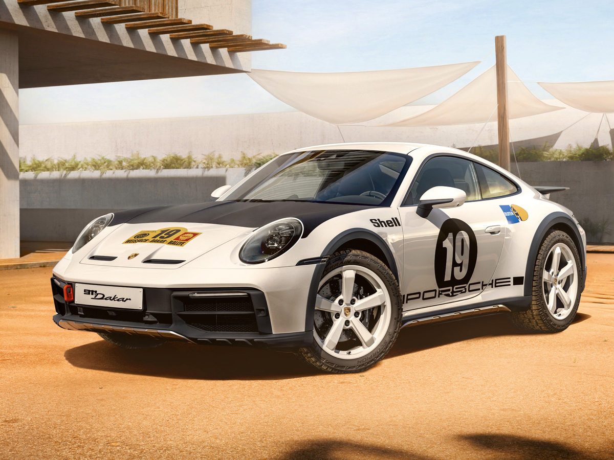 Buy Porsche 992 (911) MK1 2019-2024 992 (911) Dakar 3.0L Side Decals / Badges | Design 911