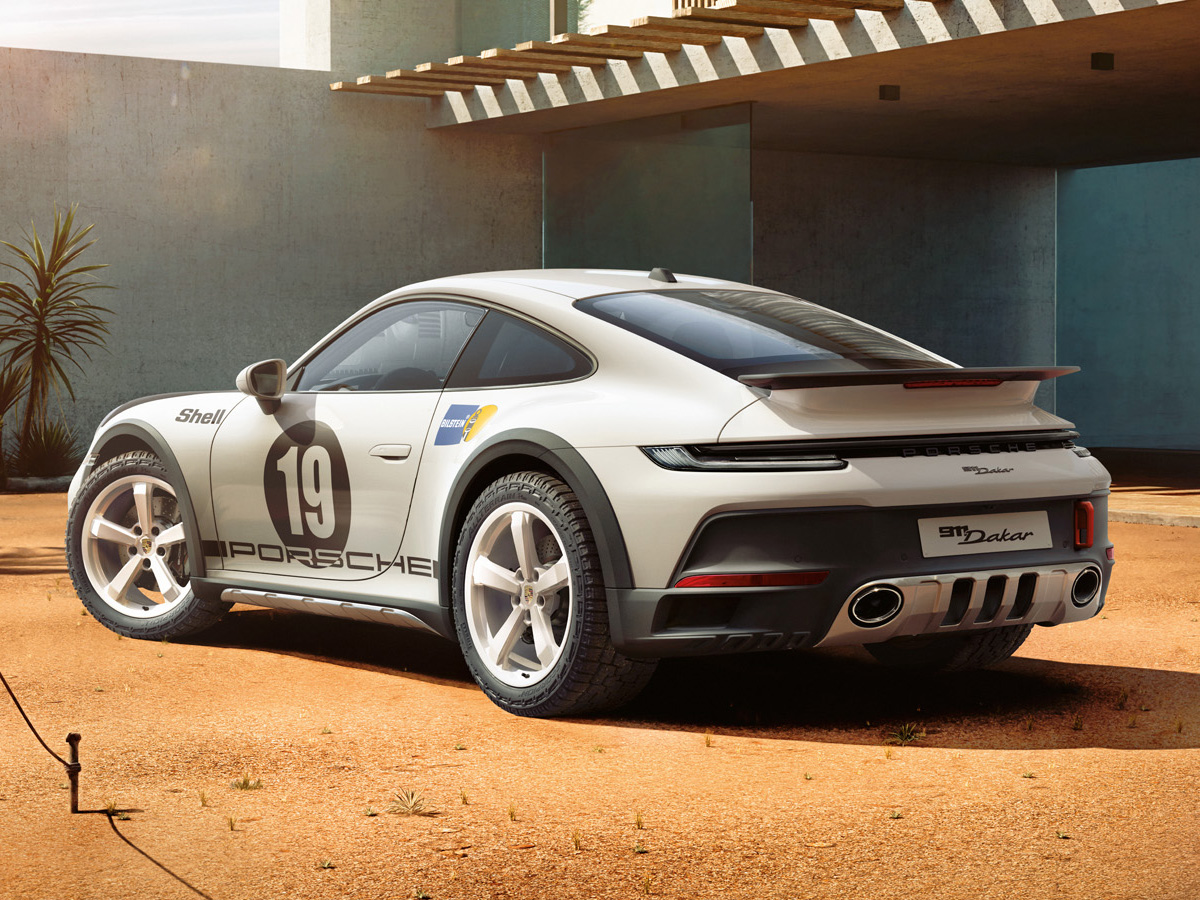 Buy Porsche 992 (911) MK1 2019-2024 992 (911) Dakar 3.0L Side Decals / Badges | Design 911