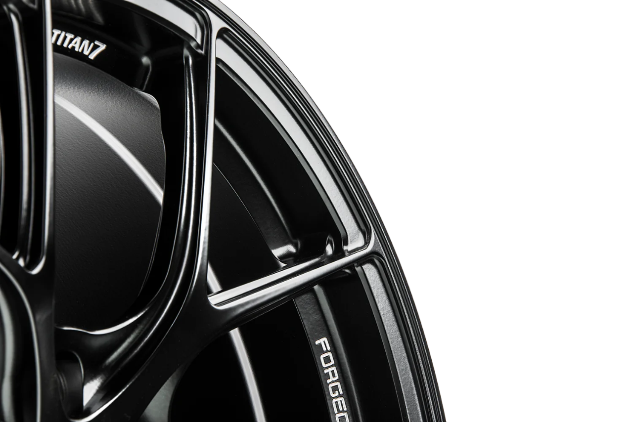 Titan 7 Forged T-S5 Split 5 Spoke Alloy Wheel Set 20" Satin Titanium ...
