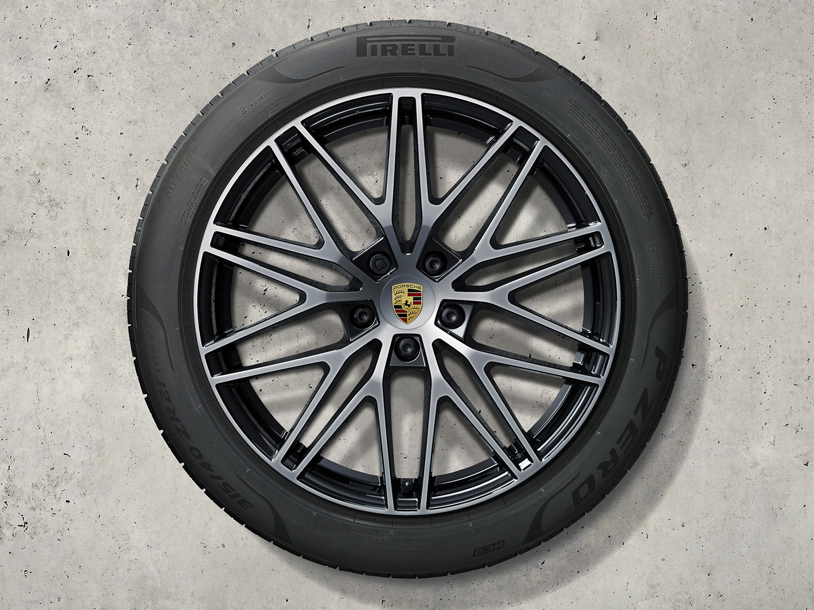 21" Cayenne RS Spyder Design alloy wheels and summer tyres Original ...