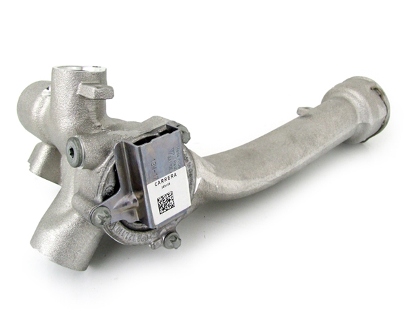 Porsche 991 Water guide housing with thermostat 9A110601204 9A110601203 ...