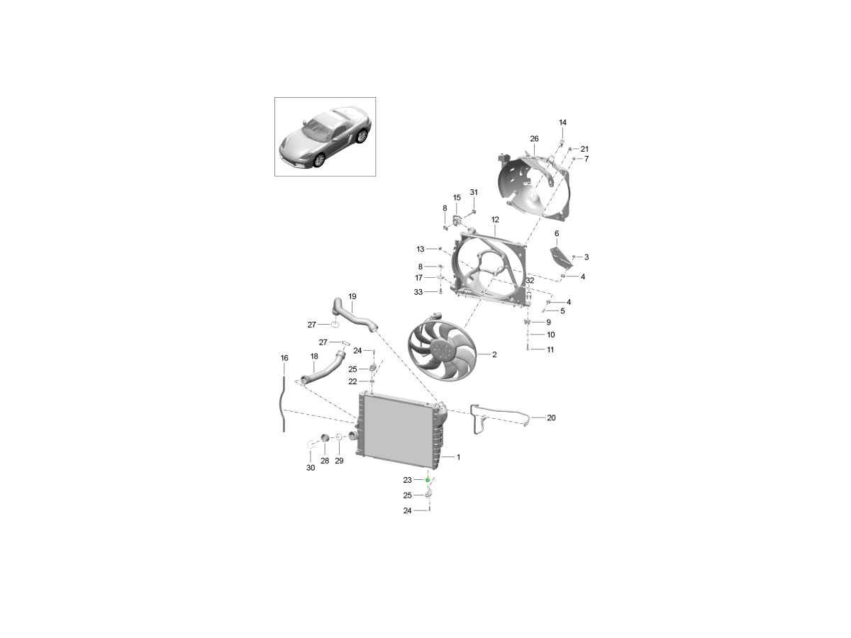 Porsche Water Coolant Radiators | High-Performance Cooling Parts ...