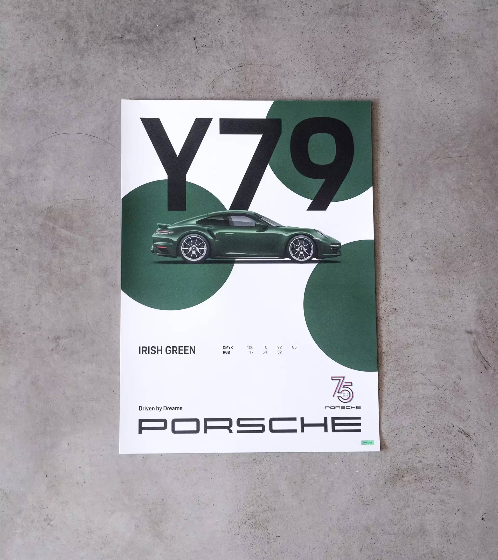 WAP0504700R75Y Porsche Poster Set - Driven by Dreams. 75 Year ...