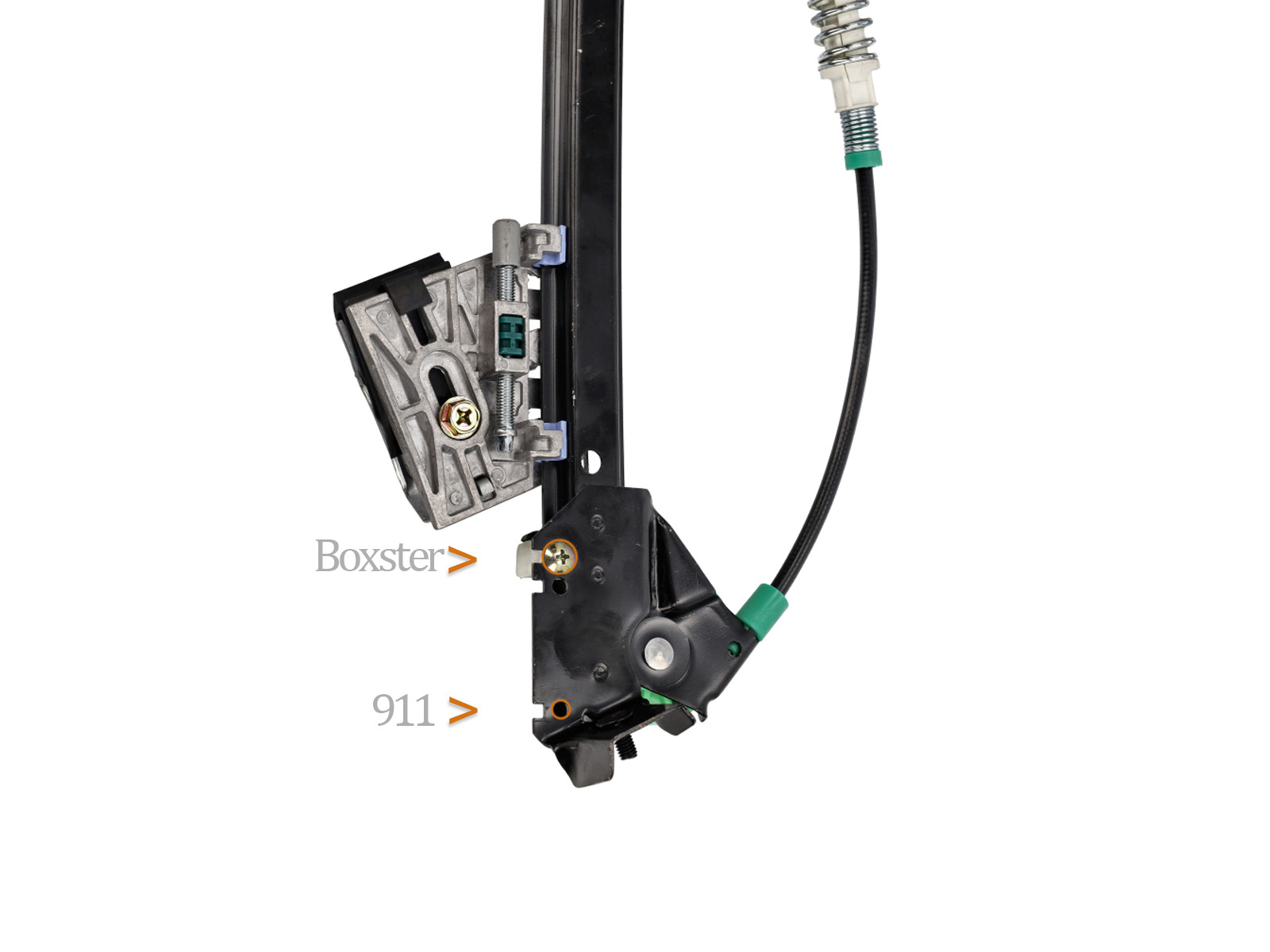 Porsche 987 Boxster 997.1 Upto 2005 Window lift cable 98754207500 ...