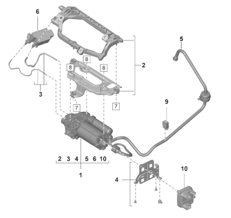 Buy Porsche Taycan (9J1) MK1 2020-2024 9J1.1 Taycan 2020-24 Arnott Air ...