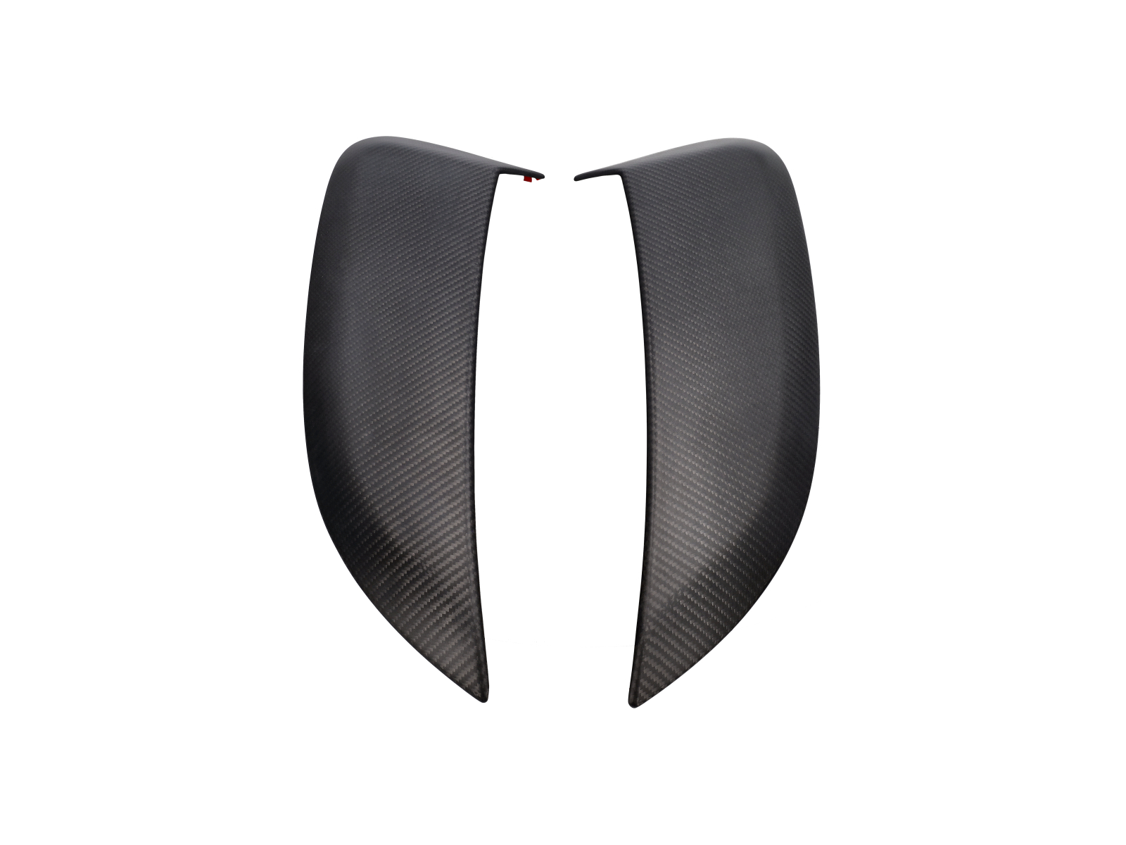 Rear wing air vent cover set dry carbon fibre. Porsche 718 Cayman GT4 ...